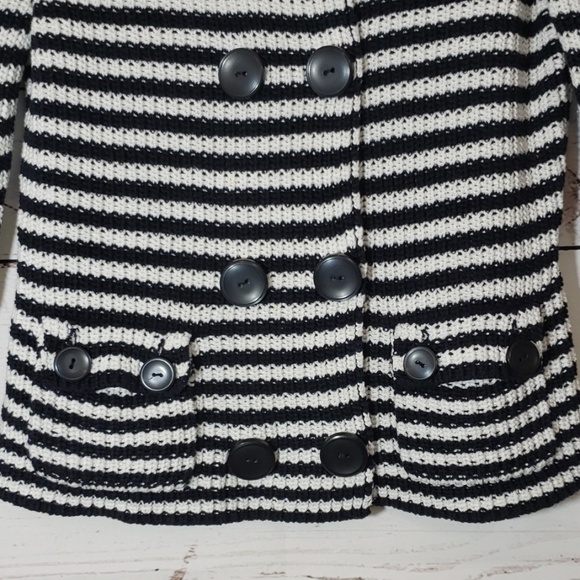 Talbots | Sweaters | Talbots Nautical Striped Cardigan Sweater Blazer ...
